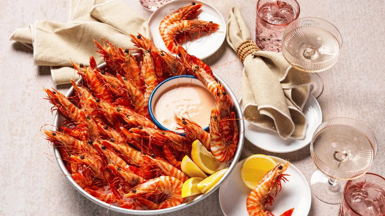 How to boil Skull Island Tiger Prawns