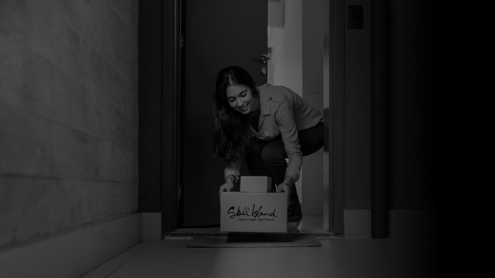 Skull Island Tiger Prawns | Order Now | Skull Island